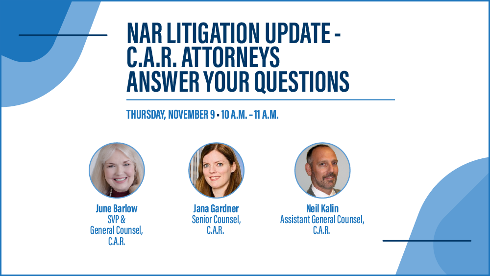 CALIFORNIA ASSOCIATION OF REALTORS® - www.car.org